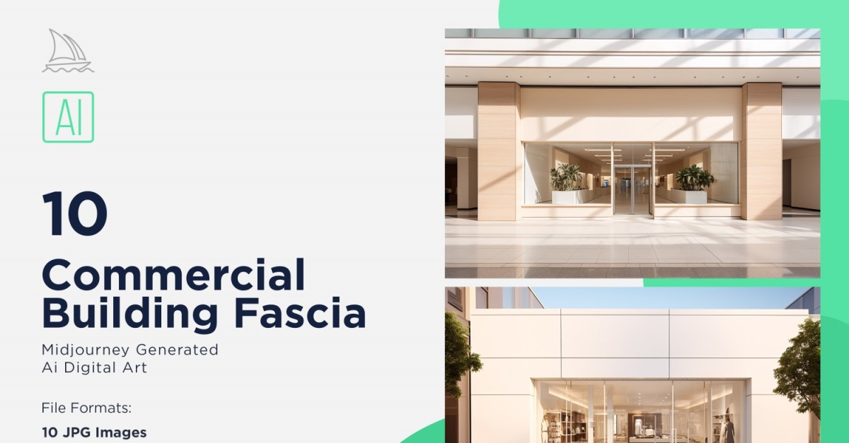 Commercial Building Fascia Logo Signage 10 Set Vol - 43