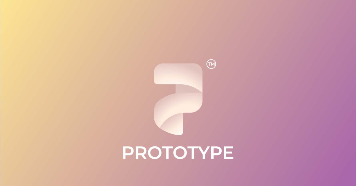 Prototype - Letter P aesthetic logo #434254 - TemplateMonster