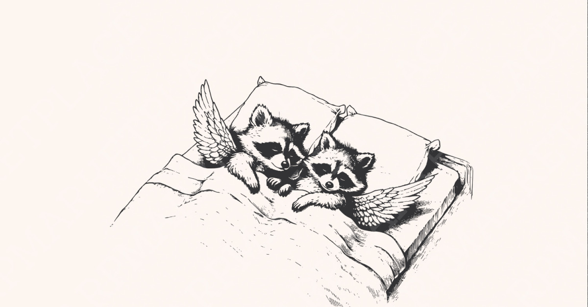 Angel Raccoons PNG, Cute Trash Panda, Be Kind Funny Raton laveur, Raton ...