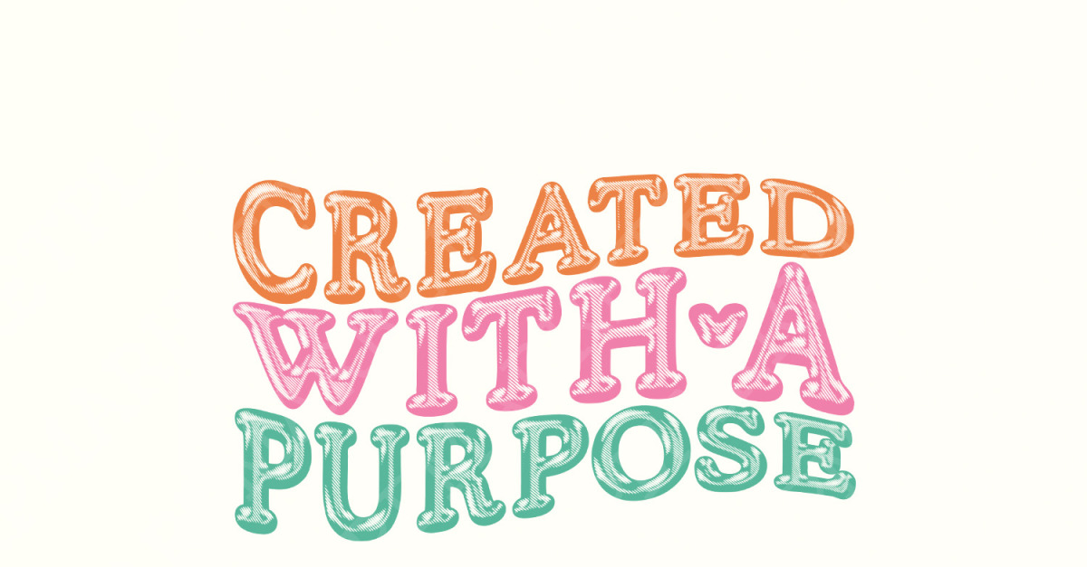 Created With a Purpose PNG, Faith Christian Png, Religious Png, Jesus ...