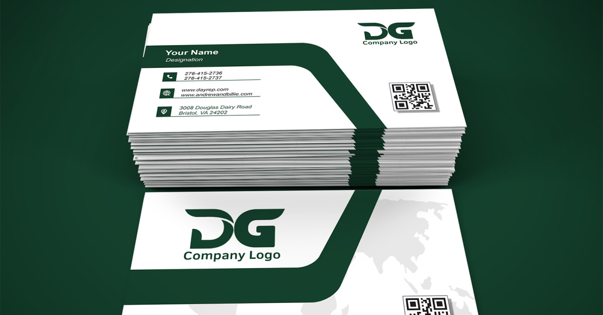 Visiting Card Template with Customizable Designs - 257