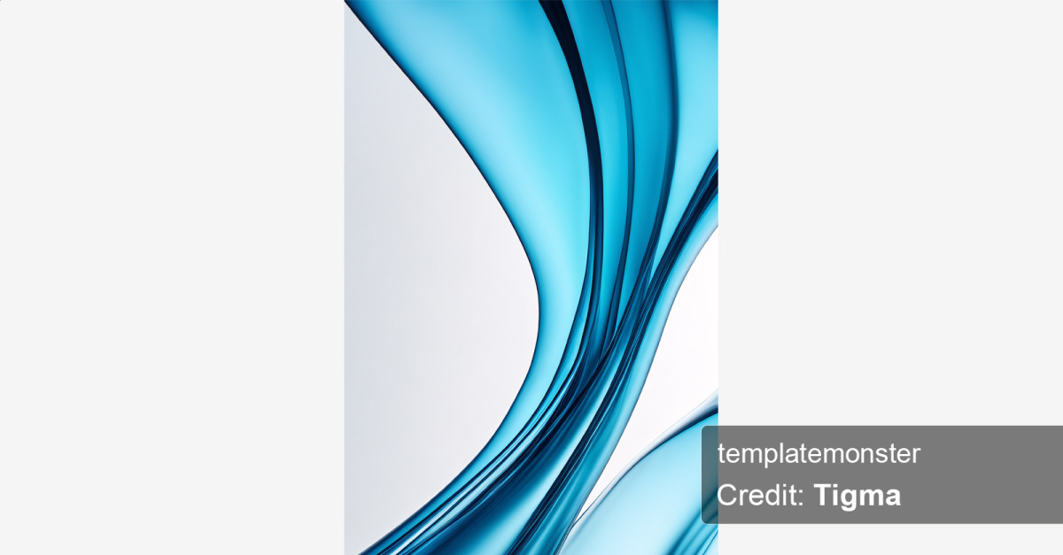 Creative Serenity: Blue Hues of Tranquility - TemplateMonster