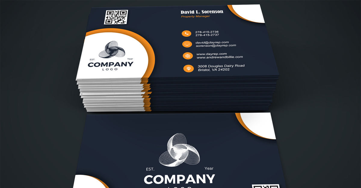 Professional Editable Visiting Card Template | Business Card | 299