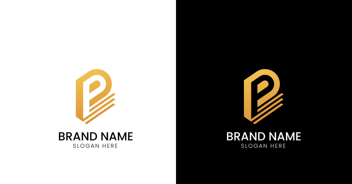 Letter P financial logo-08-231 #436428 - TemplateMonster