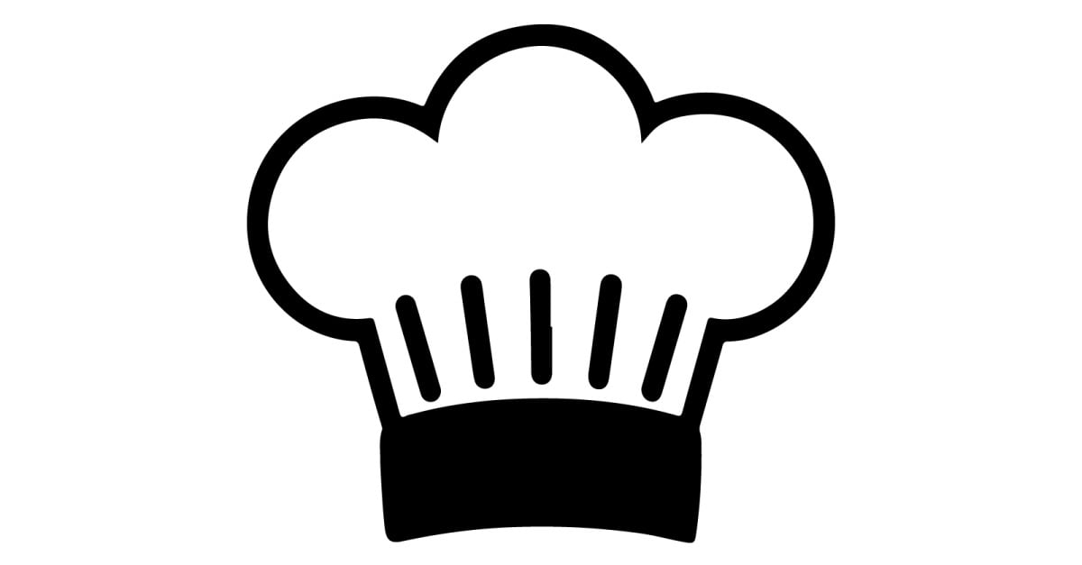 Usta şef siluet vektör çizimi #436658 - TemplateMonster