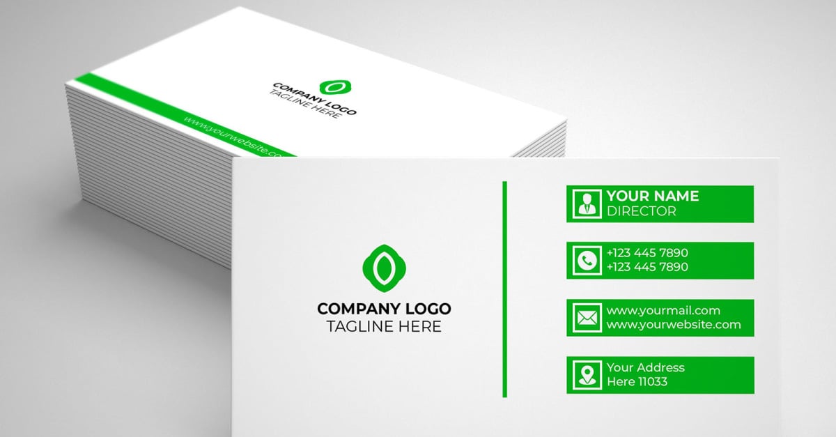 Minimalist Business Card Template New - TemplateMonster