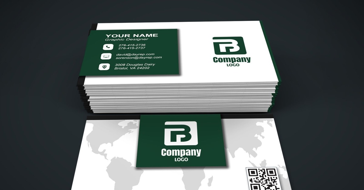 Visiting Card Template with Customizable Designs - 315