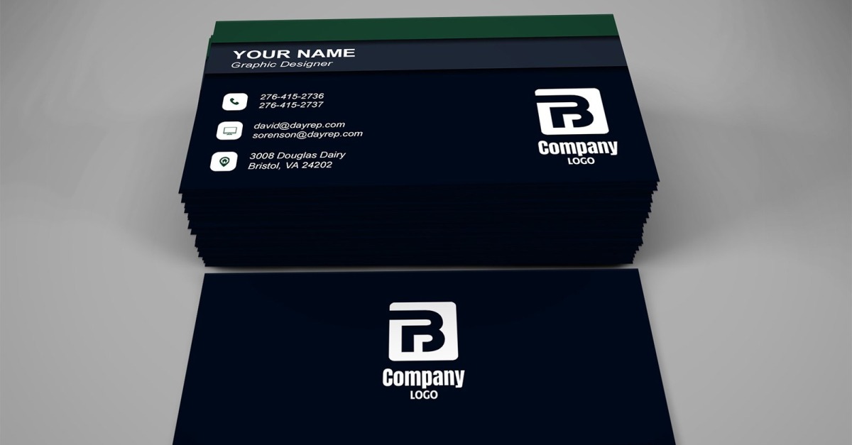 Visiting Card Template with Customizable Designs - 321