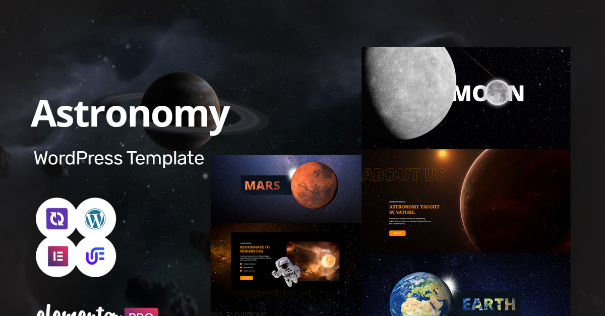 Astronomy - Astronomy Multipurpose WordPress Elementor Theme