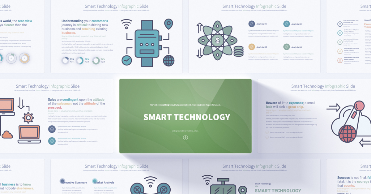 Comprehensive Smart Technology PowerPoint Infographic Template