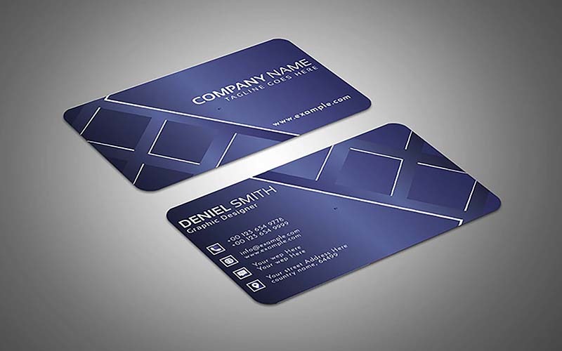 Modern Visiting Card Design. #439902 - TemplateMonster