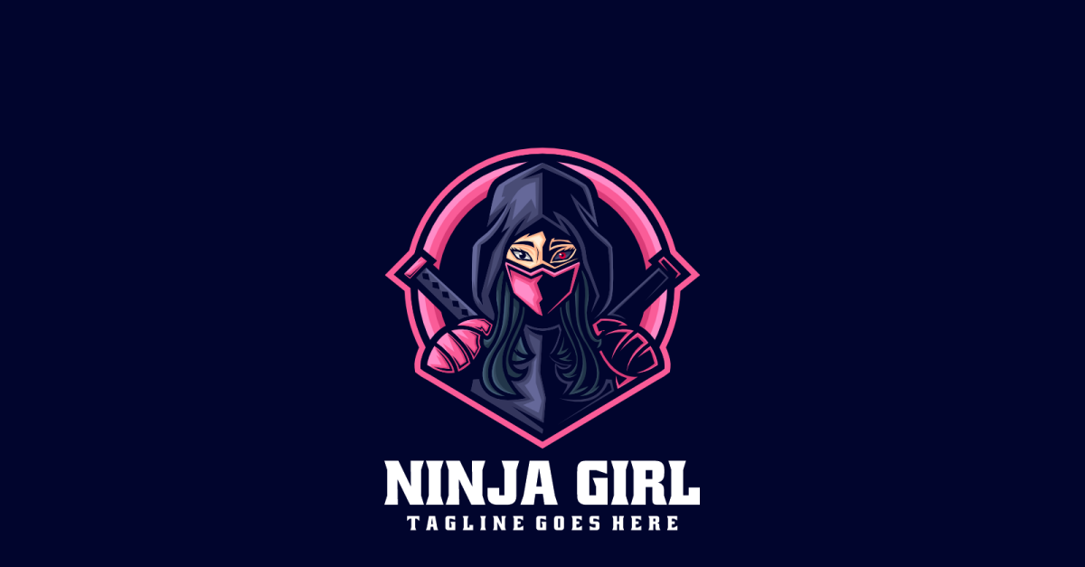 Ninja Girl Logo