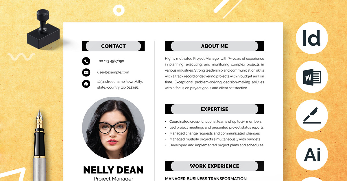 Simple & Effective Resume Template - TemplateMonster