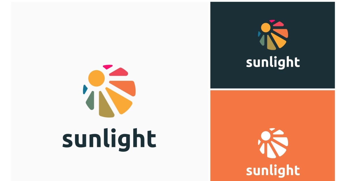 Sun Sunlight Bright Colorful Logo #440381 - TemplateMonster