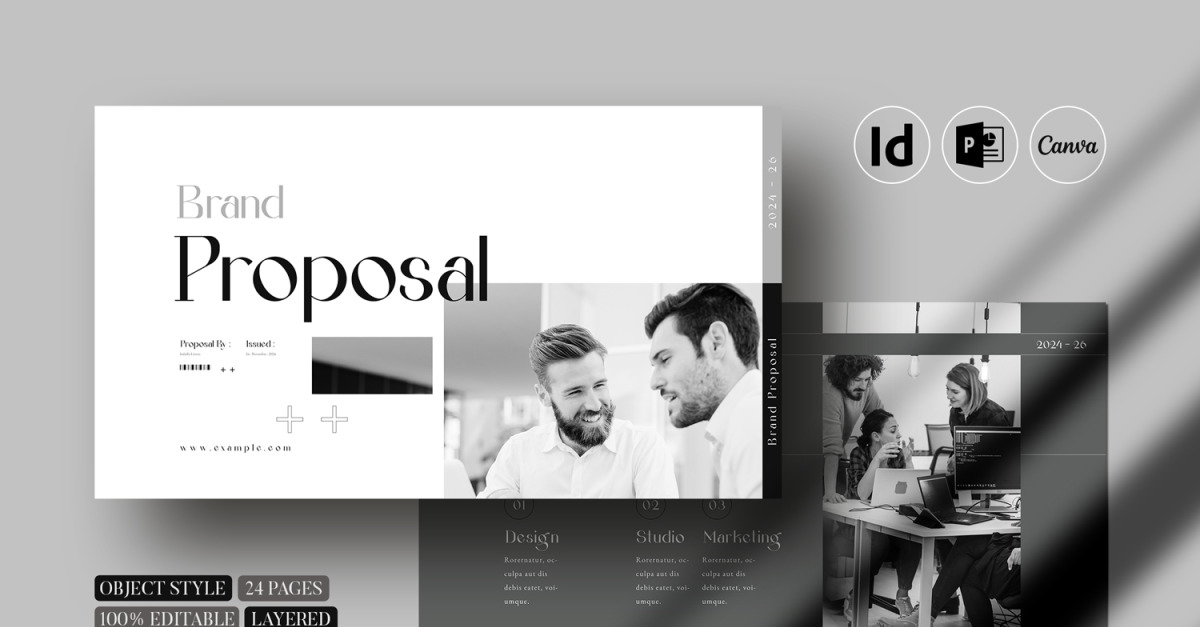Brand Proposal Presentation Template (InDesign)