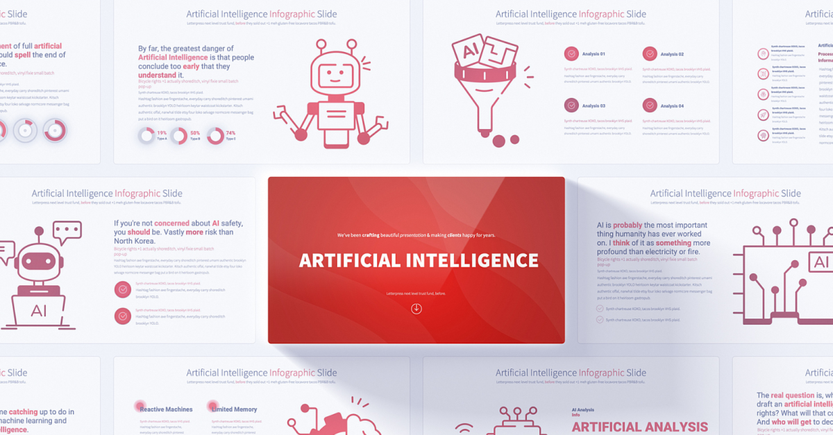 Modello di PowerPoint sull'intelligenza artificiale