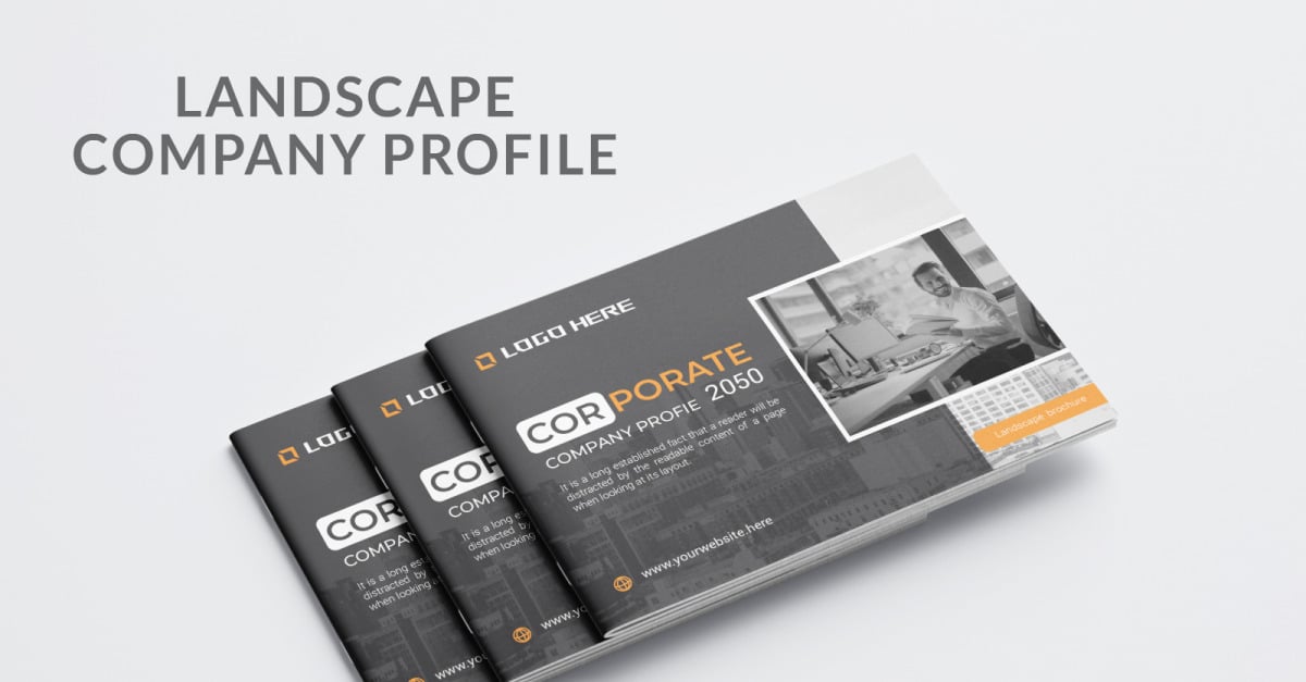 Landscape Company Profile Or Brochure Design