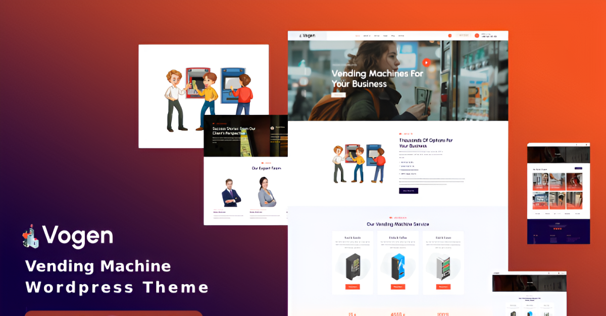 Vogen - Vending Machine Wordpress Theme - TemplateMonster