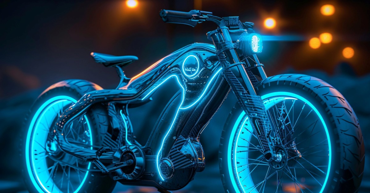 Electric E-Bikes, Bicycle Sleek Minimalist Design 16
