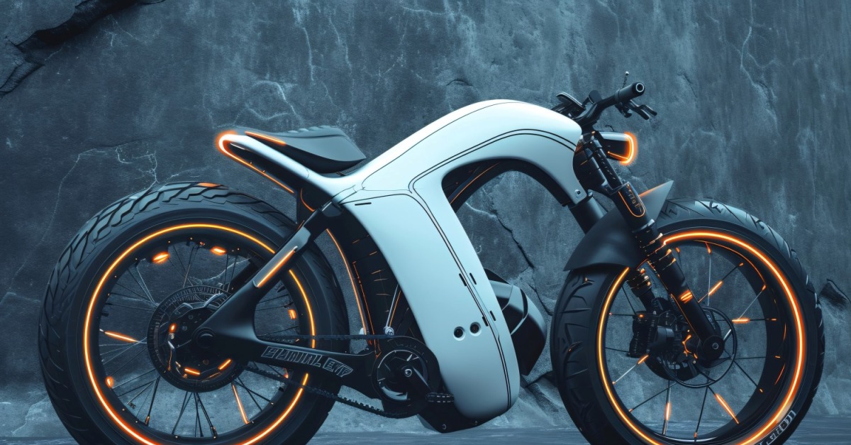 Electric E-Bikes, Bicycle Sleek Minimalist Design 158