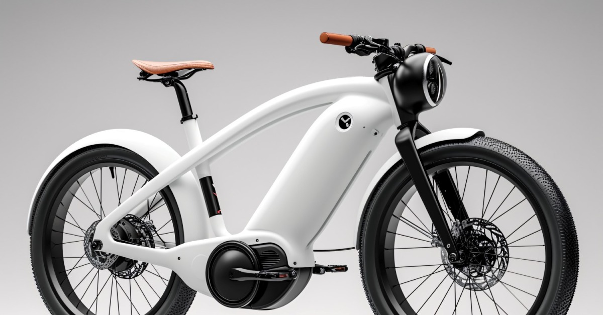 Electric E-Bikes, Bicycle Sleek Minimalist Design 196