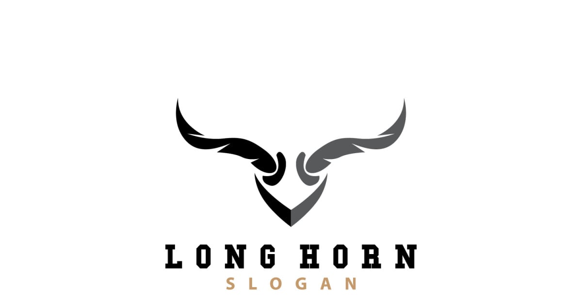 Logo Long Horn Ranch du Texas V2 #441796 - TemplateMonster