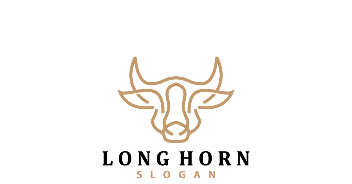 Logo Long Horn Ranch du Texas V3 #441797 - TemplateMonster