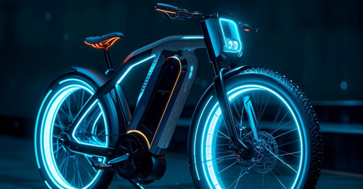 Electric E-Bikes, Bicycle Sleek Minimalist Design 222