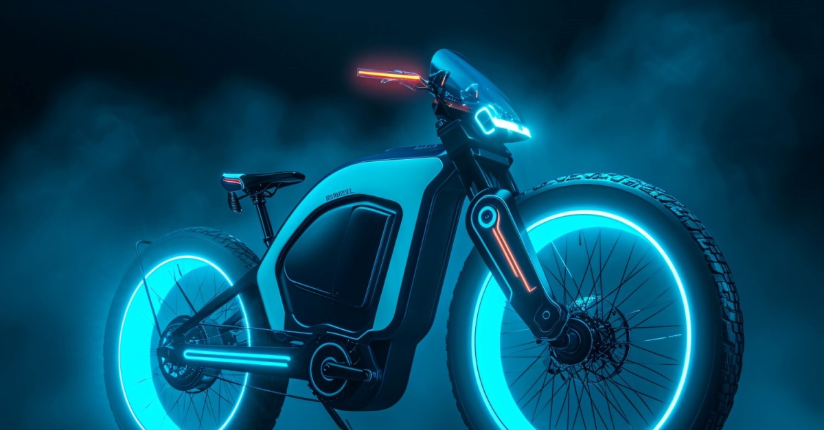Electric E-Bikes, Bicycle Sleek Minimalist Design 224
