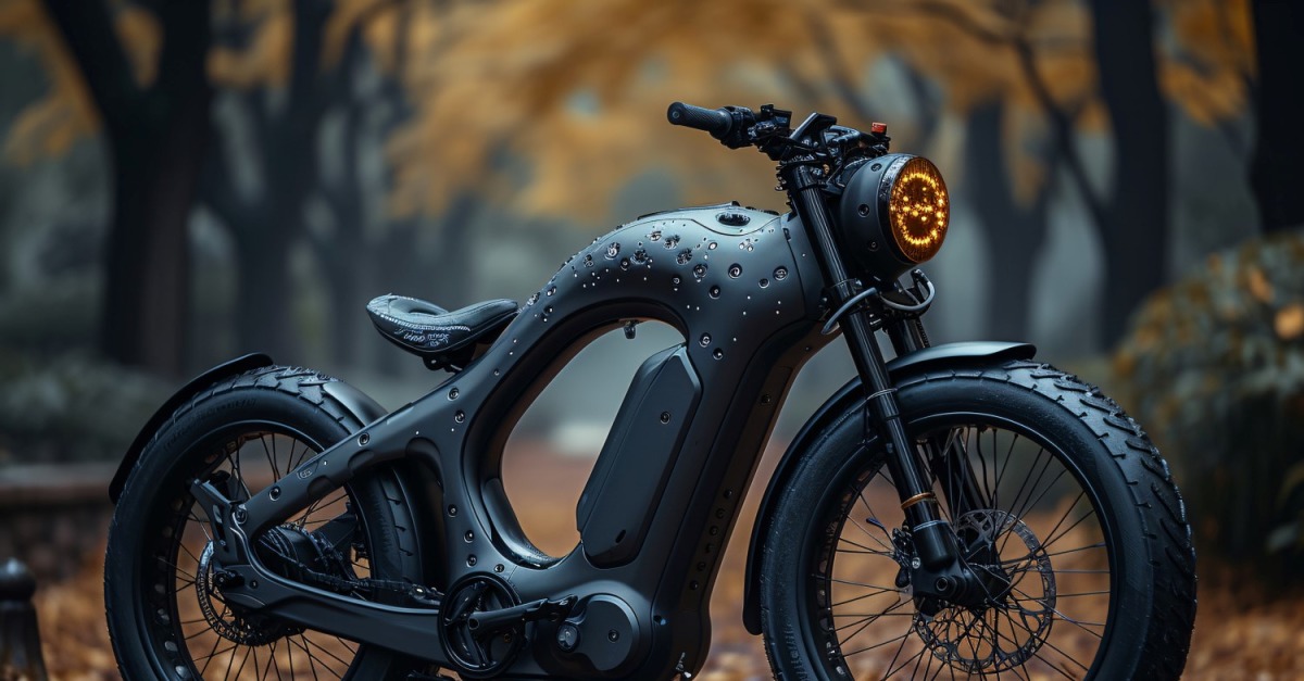 Electric E-Bikes, Bicycle Sleek Minimalist Design 268