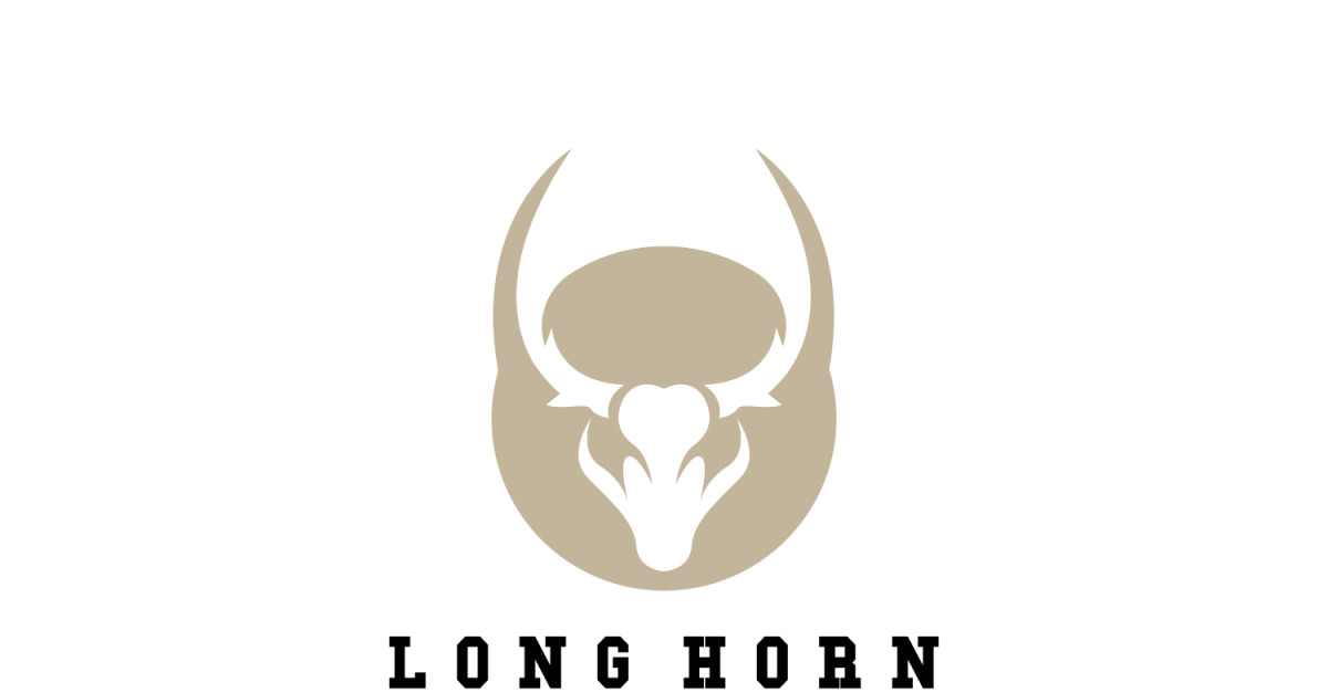 Logo Long Horn Ranch du Texas V9 #441803 - TemplateMonster