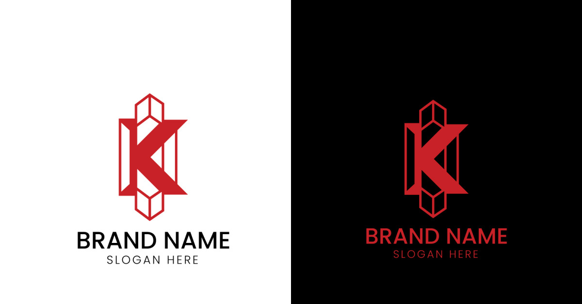 Letter K building logo-08-297 #442533 - TemplateMonster