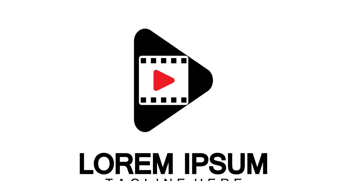 Movie player film logo icon vector template version v20