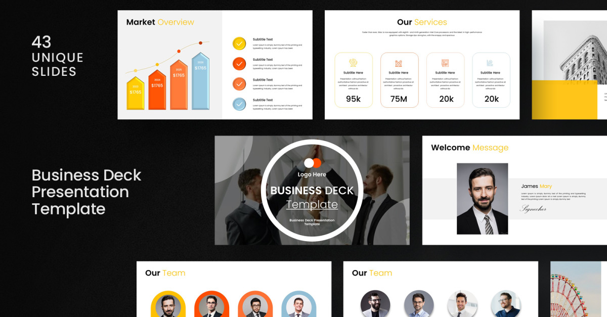 Business Deck Presentation-Template #443416 - TemplateMonster