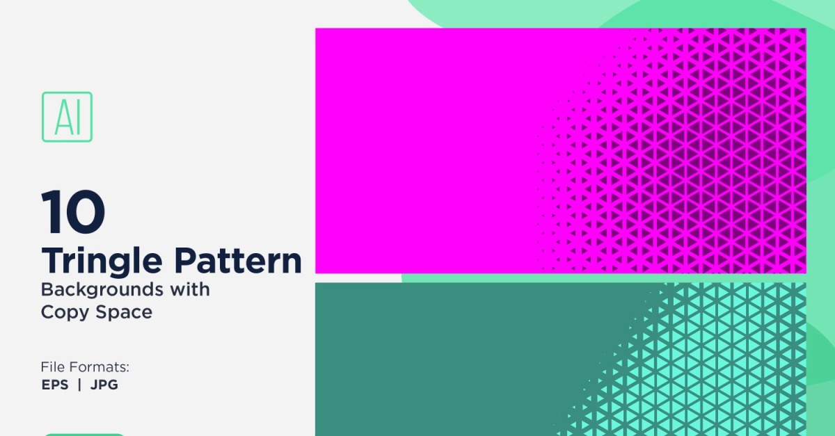 Dynamic Triangles Pattern Background for Creative Projects 687