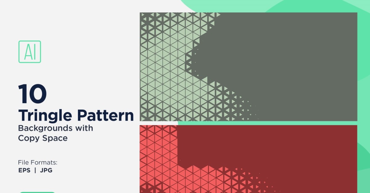 Colorful Triangles of Various Sizes Versatile Pattern Background 821