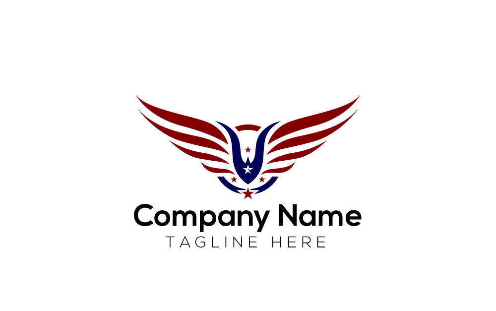 Racing Wings & American Automotive Logo design