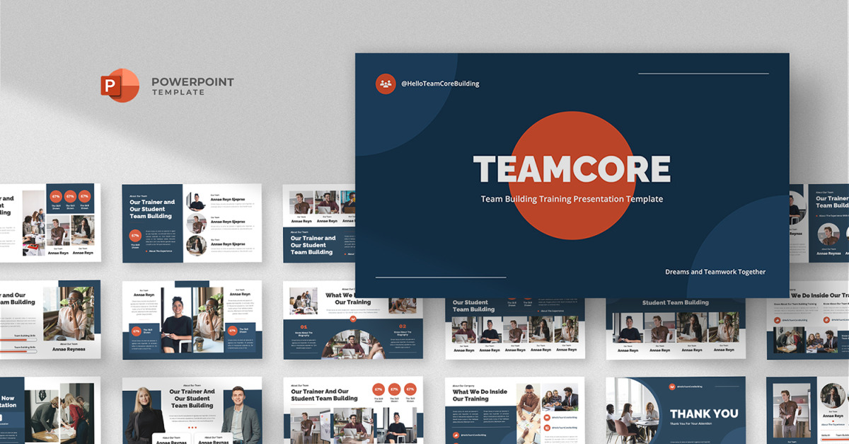 Teamcore - Takım Oluşturma ve Eğitim Powerpoint Şablonu