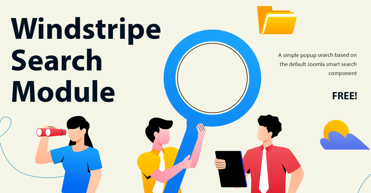 Windstripe Search Popup Module FREE #445170 - TemplateMonster