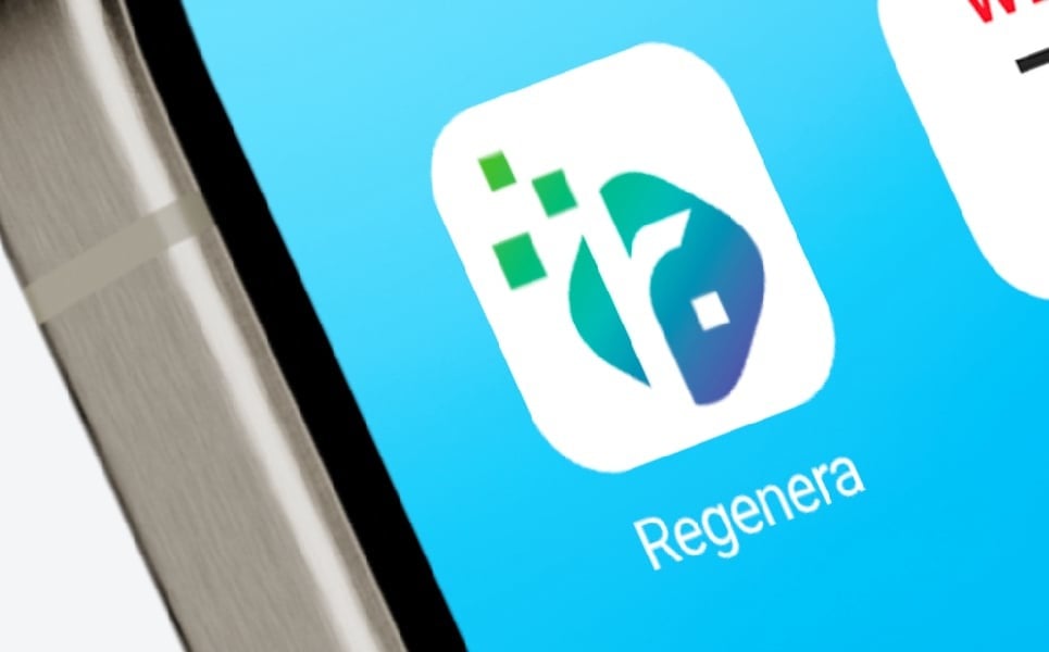 Modèle de logo Regenera Lettre R #445266 - TemplateMonster