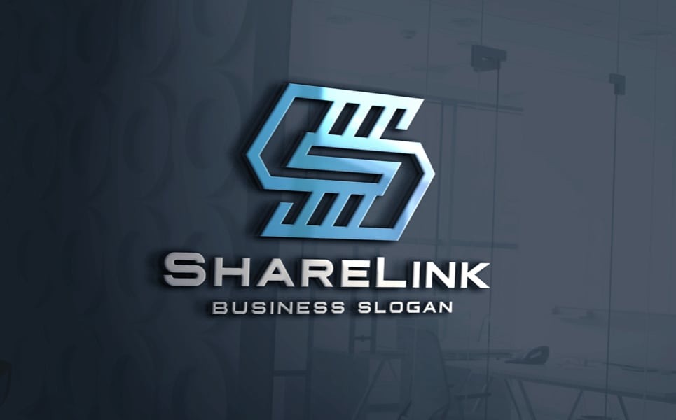 Share Link Letter S Logo Template #445244 - TemplateMonster