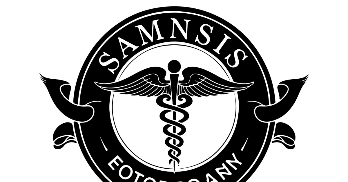 A vector illustration of a pharma company logo