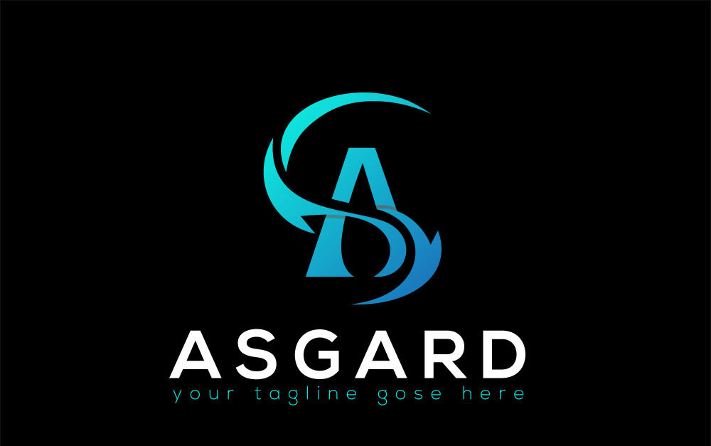Letter A & Asgard Logo Design #445496 - TemplateMonster