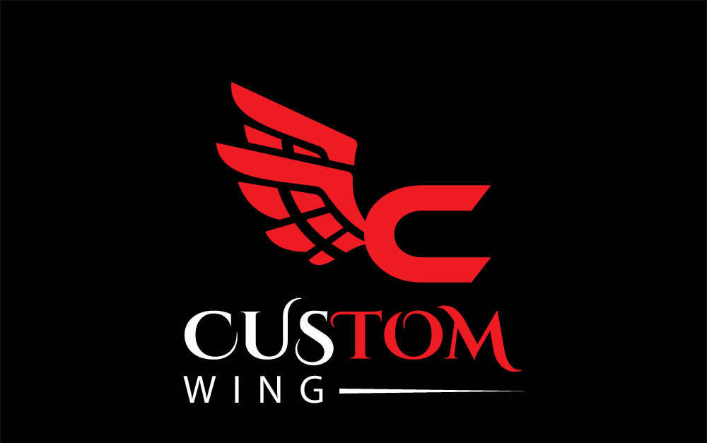 Custom Wing Logo & Letter C Wing Logo - TemplateMonster