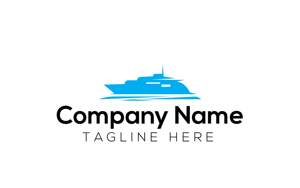 Speed Boat & Ocean Boat Logo Design - TemplateMonster