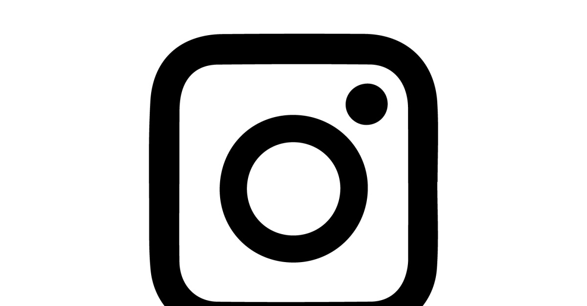 Instagram icons concept vector set silhouette