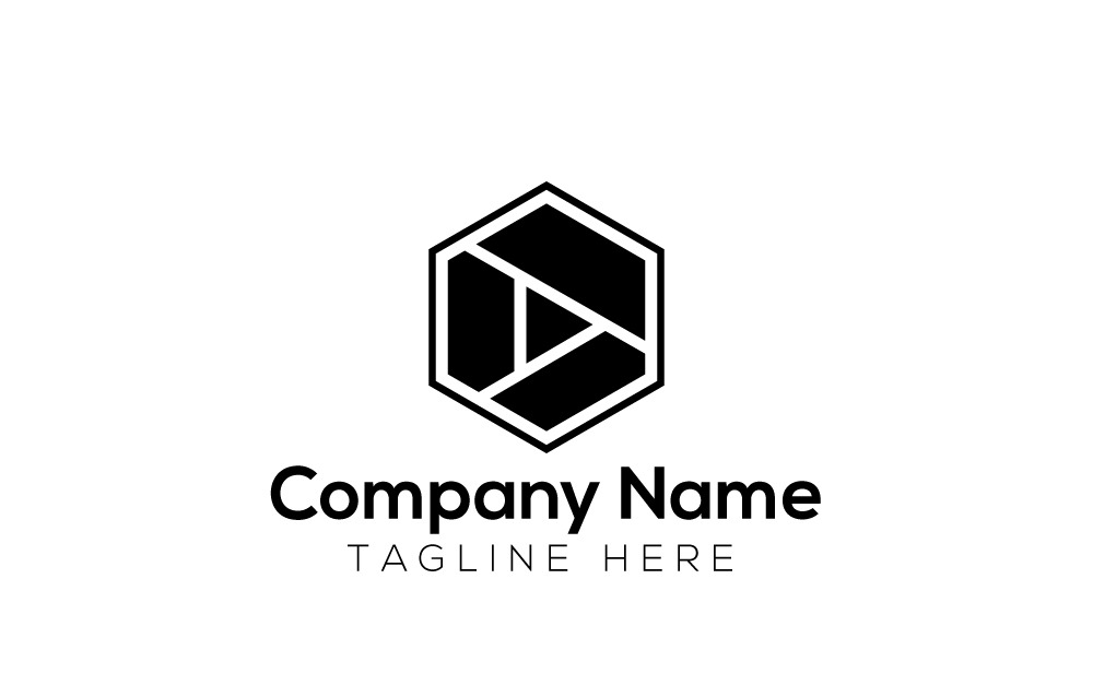 Play Cube & Entertainment Logo Design Template 2