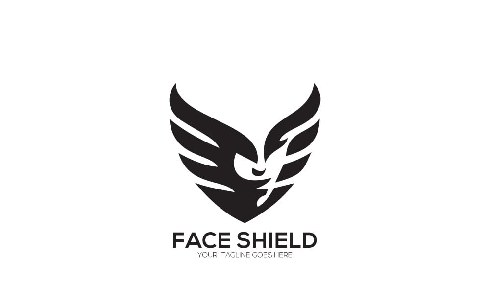 Face Shield Logo Design Template #445915 - TemplateMonster
