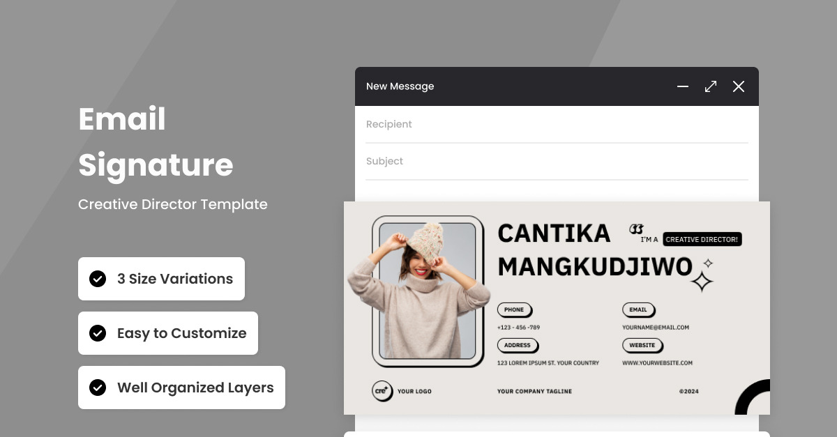 Creative Director - Email Signature Template V2