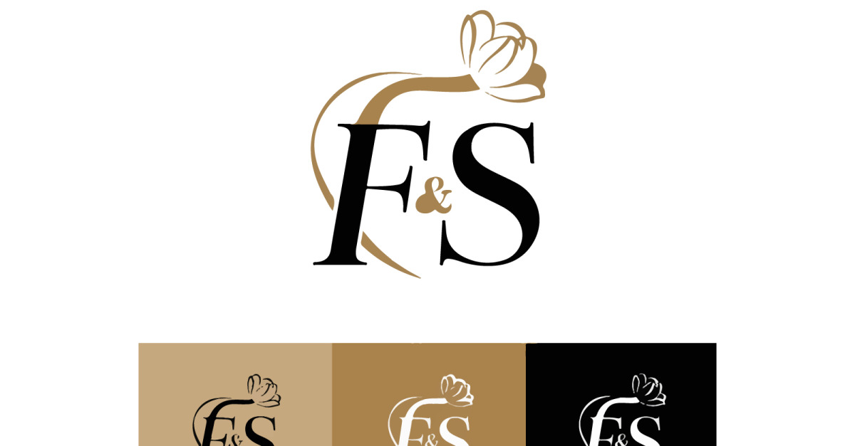 Un diseño de logotipo con las letras F y S - TemplateMonster